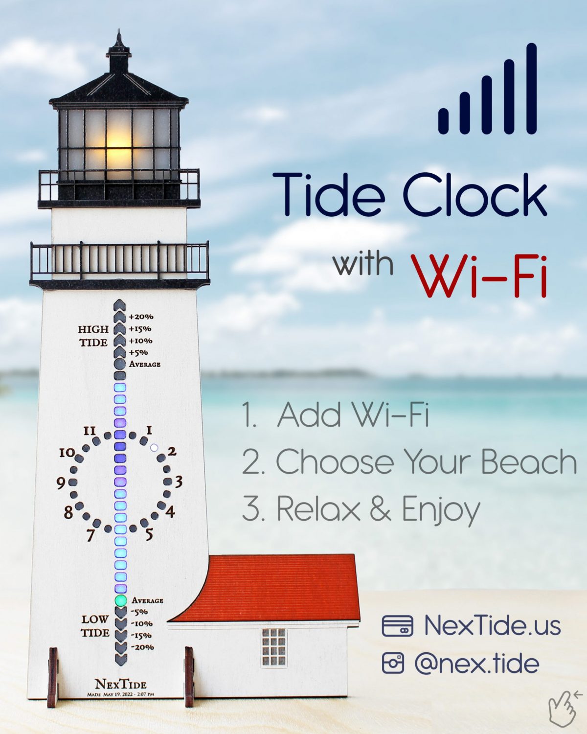 NexTide – Home of the Lighthouse Wi-Fi Tide Clock