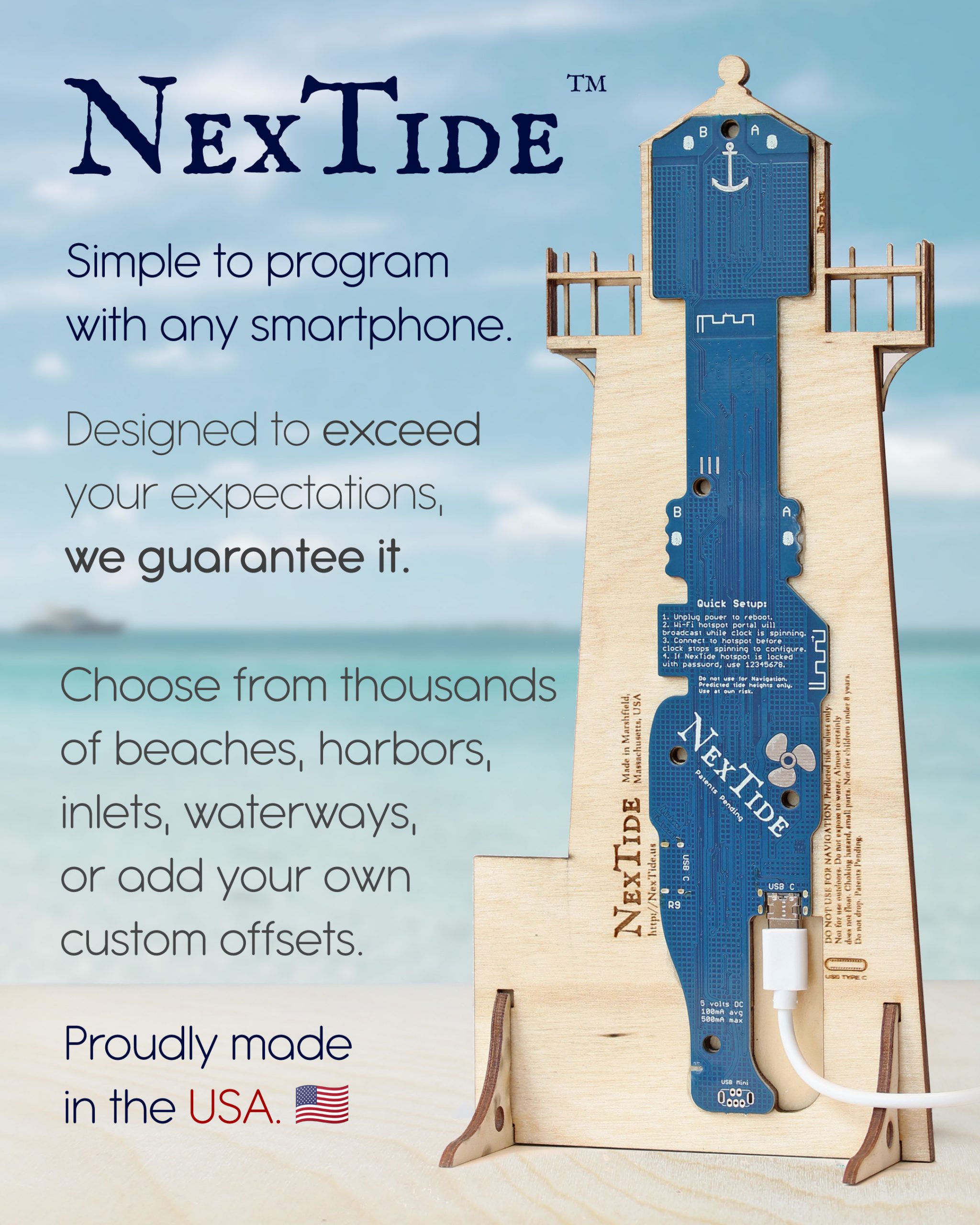 NexTide – Home of the Lighthouse Wi-Fi Tide Clock