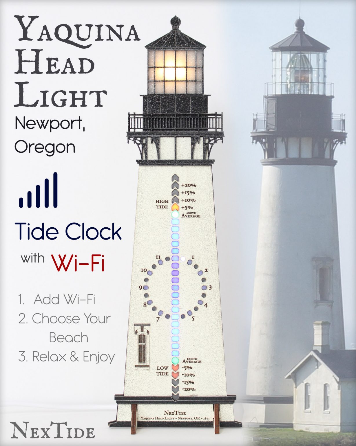 NexTide – Home of the Lighthouse Wi-Fi Tide Clock