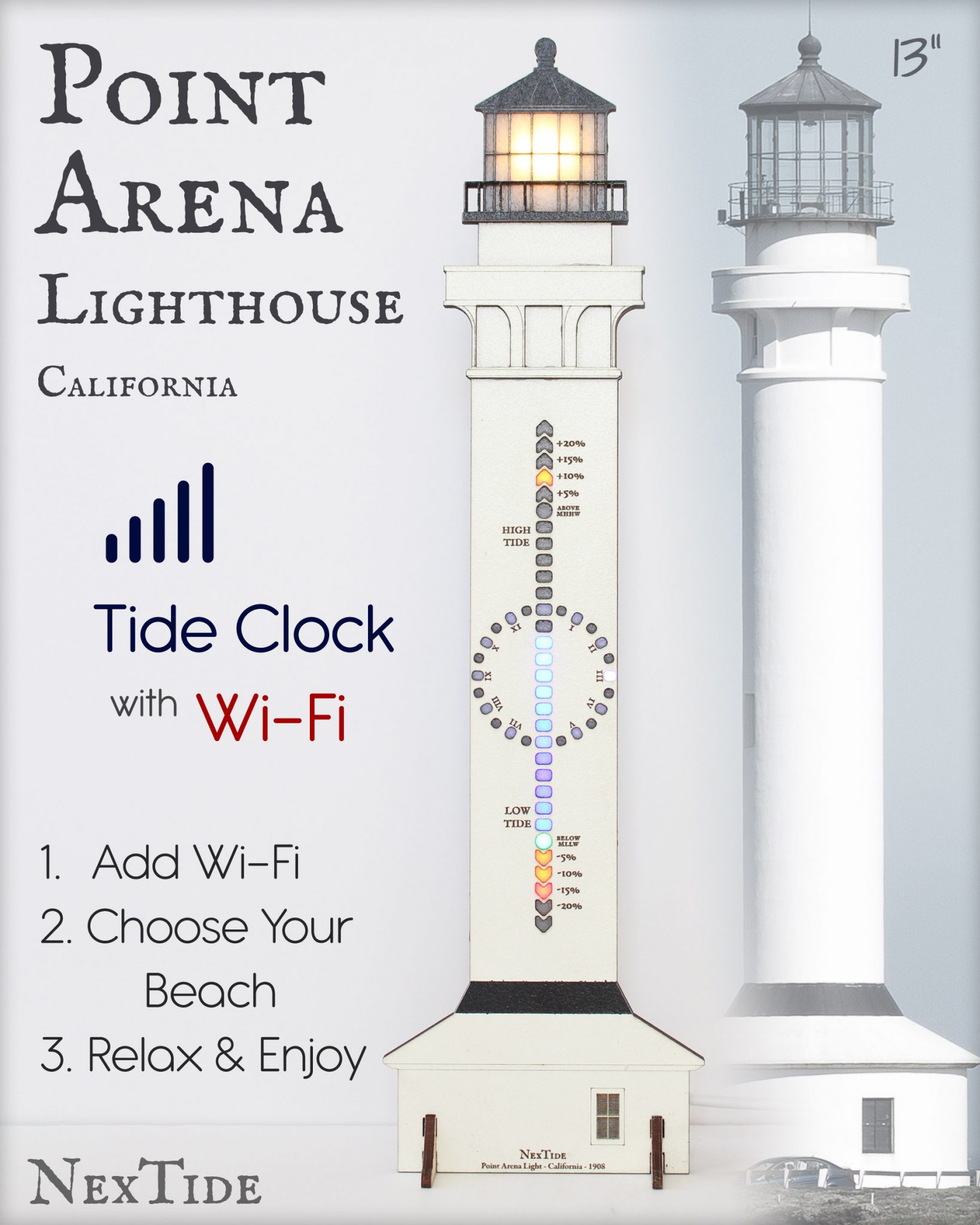 NexTide – Home of the Lighthouse Wi-Fi Tide Clock