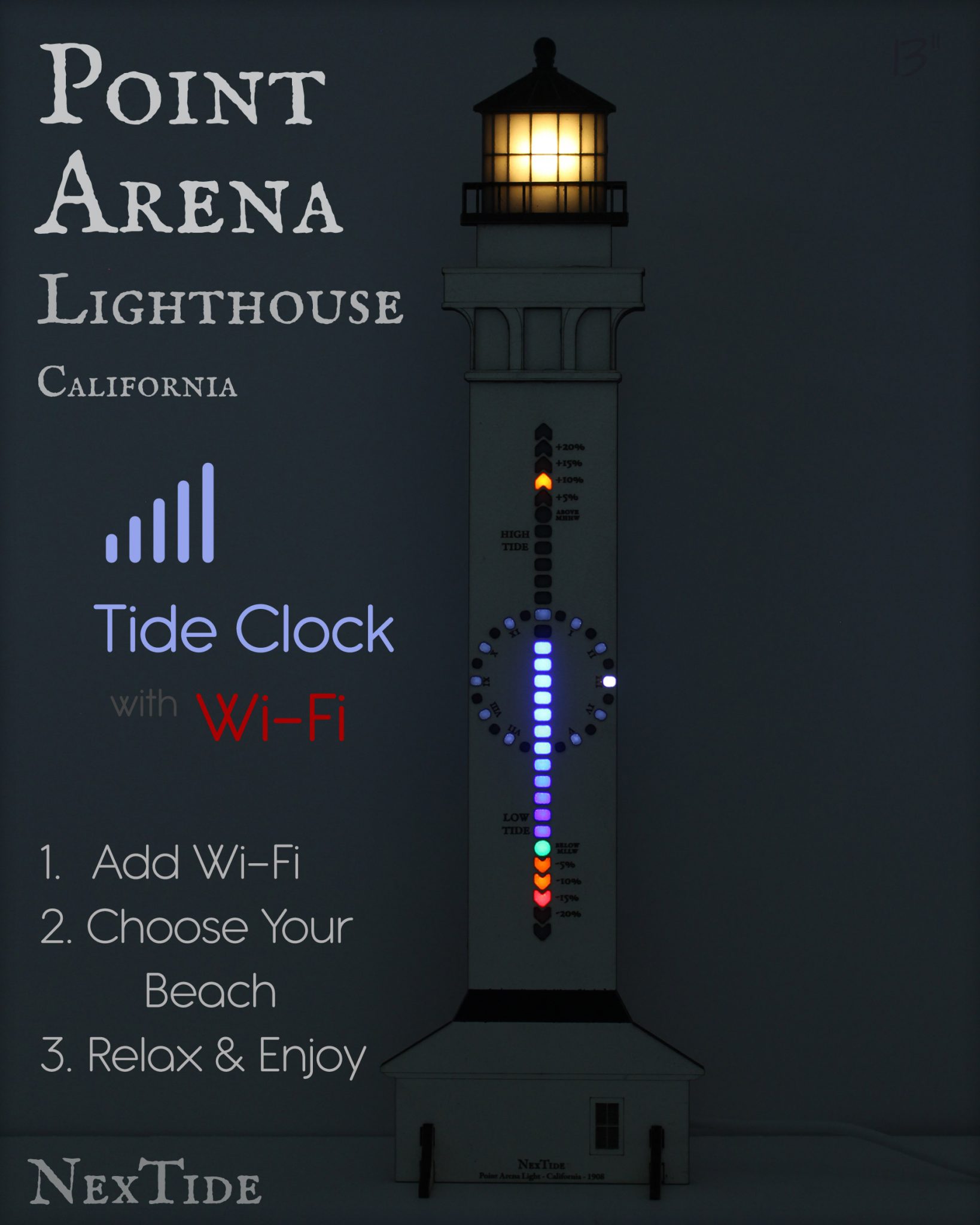 NexTide – Home of the Lighthouse Wi-Fi Tide Clock