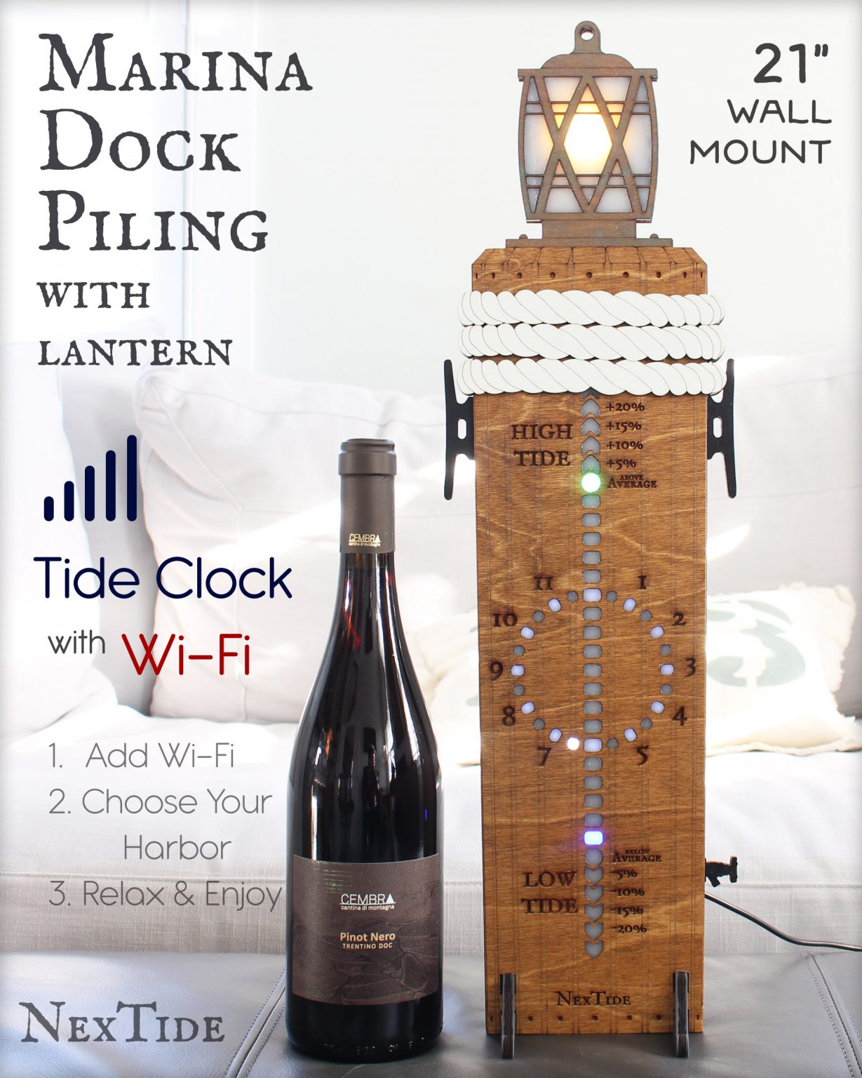 NexTide – Home of the Lighthouse Wi-Fi Tide Clock