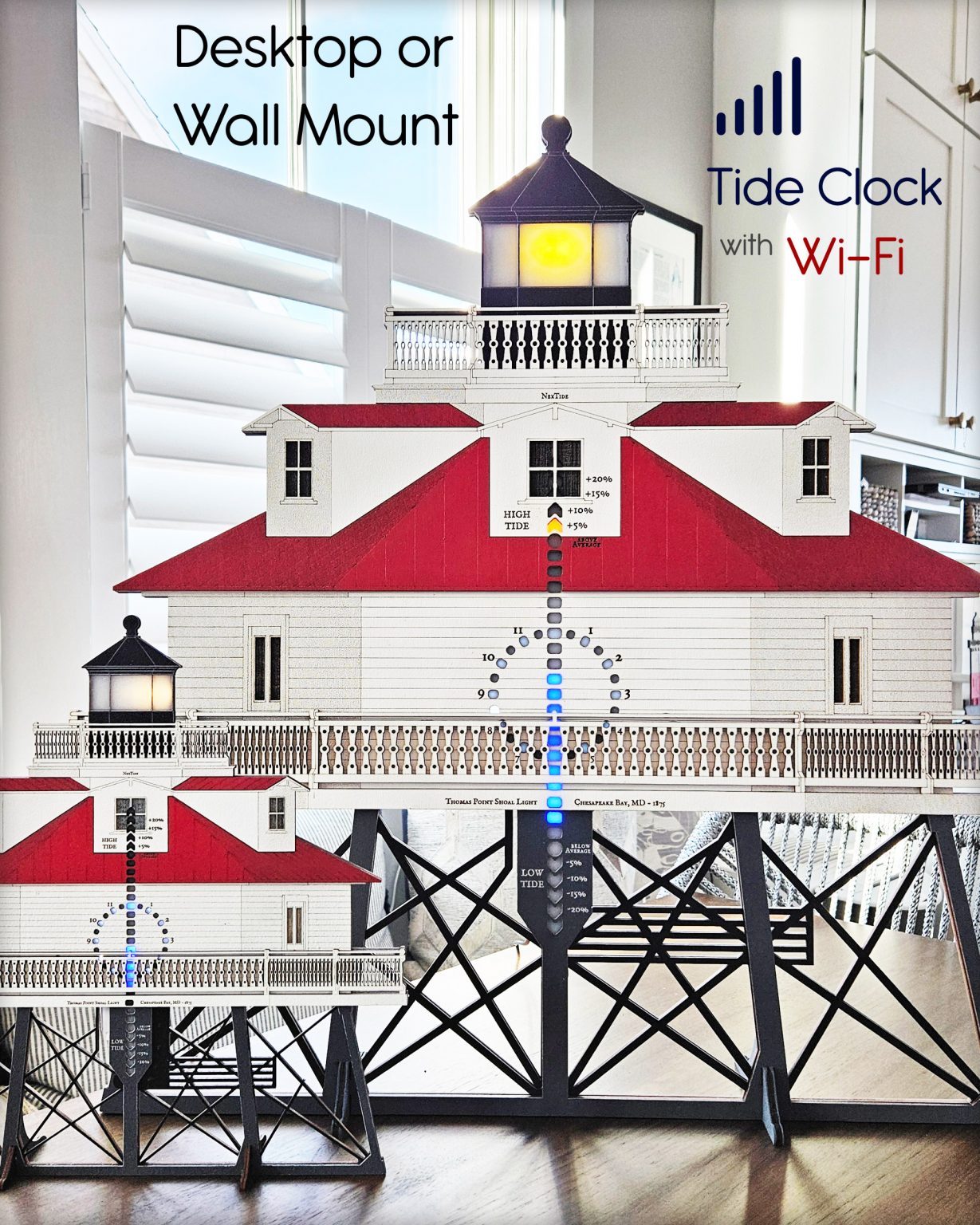 NexTide – Home of the Lighthouse Wi-Fi Tide Clock
