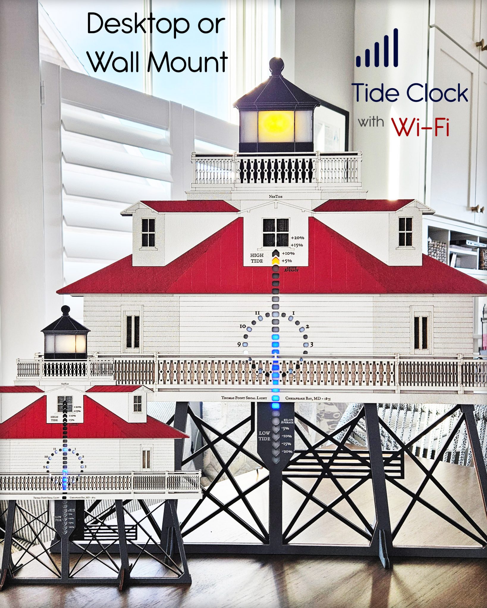 NexTide – Home of the Lighthouse Wi-Fi Tide Clock